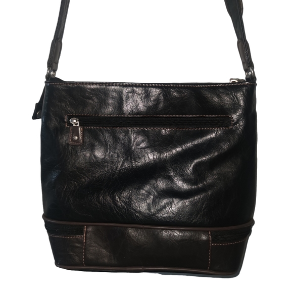 Mouflon | Bags | Vintage Mouflon Leather Crossbody Bag | Poshmark